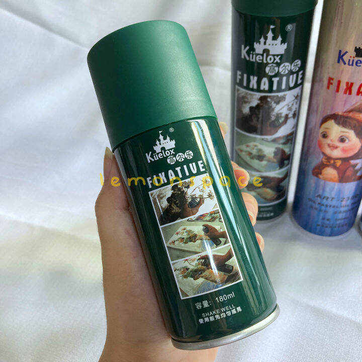 Kuelox Fixative Art Spray for Artwork Coating (watercolor, gouache ...