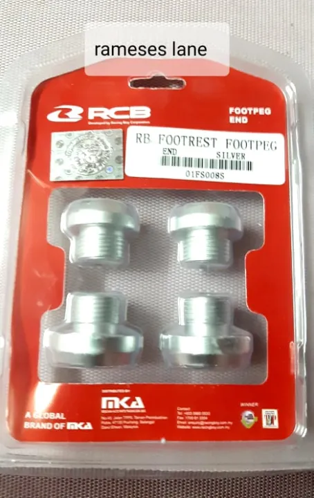 FOOTSTEP END TIP Alloy for SNIPER150/REAR Set V5 and V6,,Raider s2 and ...