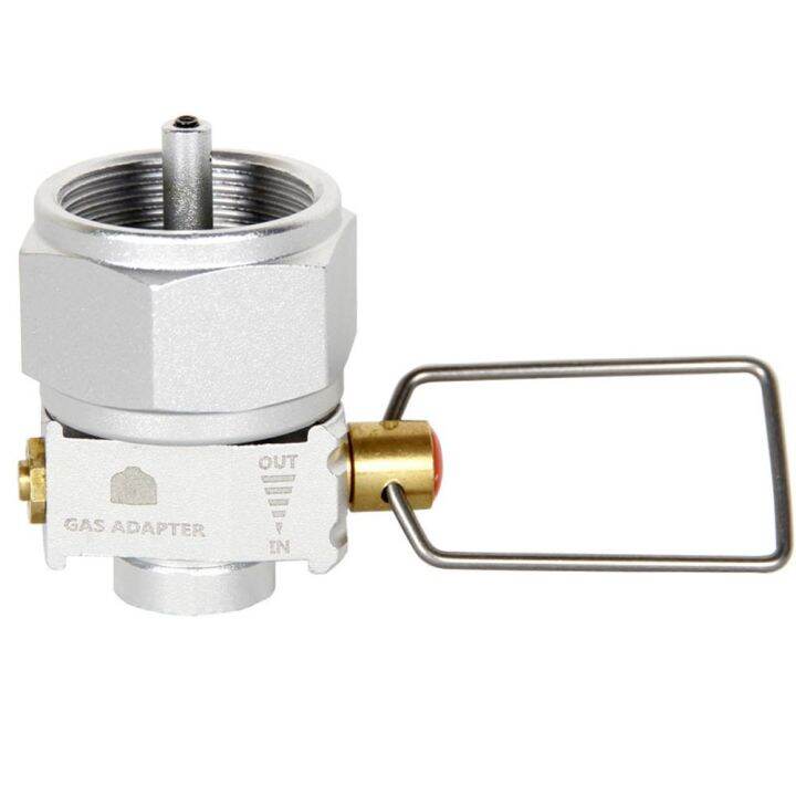 VOPPER ตัวเชื่อมต่อแบบพกพาสำหรับการเดินป่าอะแดปเตอร์แปลงถังแบนอุปกรณ์ ...