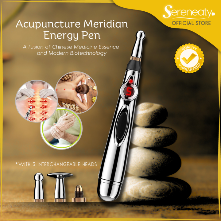 SERENEATY Acupuncture Meridian Energy Pen Electronic Acupuncture Point ...