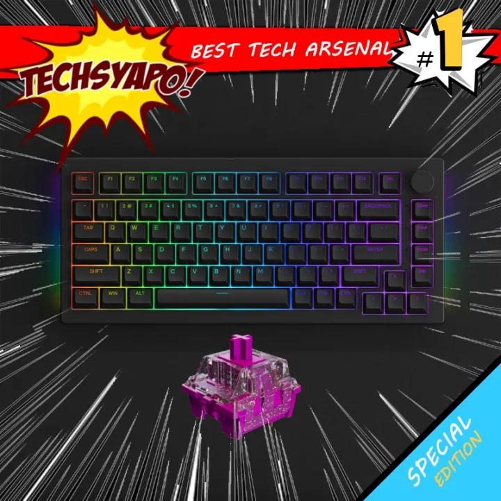 AKKO 5075s SHINE THROUGH MECHANICAL KEYBOARD | Lazada PH