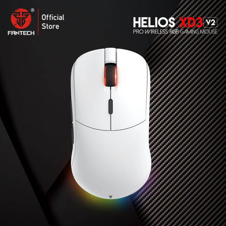 FANTECH HELIOS XD3V2 Wireless Gaming Mouse PIXART 3370 19000 DPI RGB ...