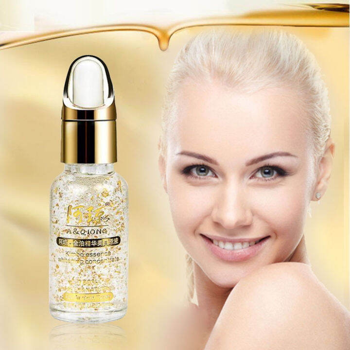 Generic Gold Leaf Essence Skin Care Whitening Glow Deep Serum Pore ...
