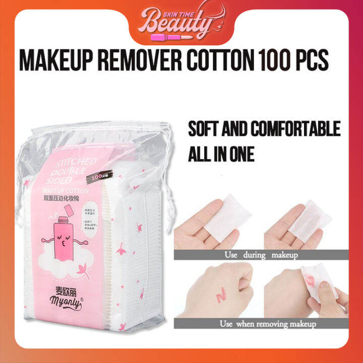 Make-Up Cotton 100% Cottons Facial Cleansing Cotton Disposable 100% ...