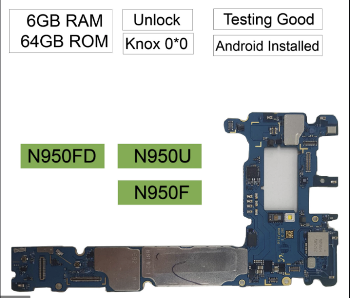 SAMSUNG GALAXY NOTE 8 MOTHERBOARD ORIGINAL | Lazada PH
