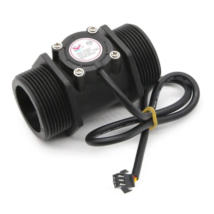 อัพเกรด Water Flow Hall Sensor Switch Flow Meter Flowmeter Counter 1 1/ ...