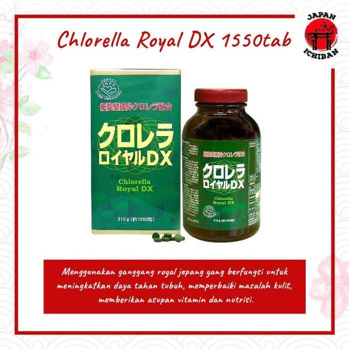 Chlorella Royal DX 1550 tablet by Yuki Original Jepang | Lazada Indonesia