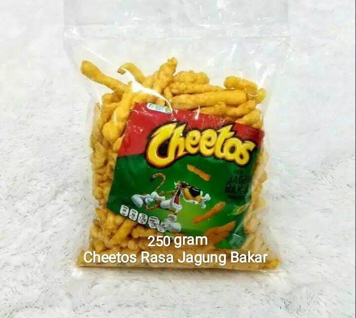 CHIKI CHEETOS RASA JAGUNG BAKAR 250 GRAM/SNACK/CEMILAN/CIKI/KILOAN ...