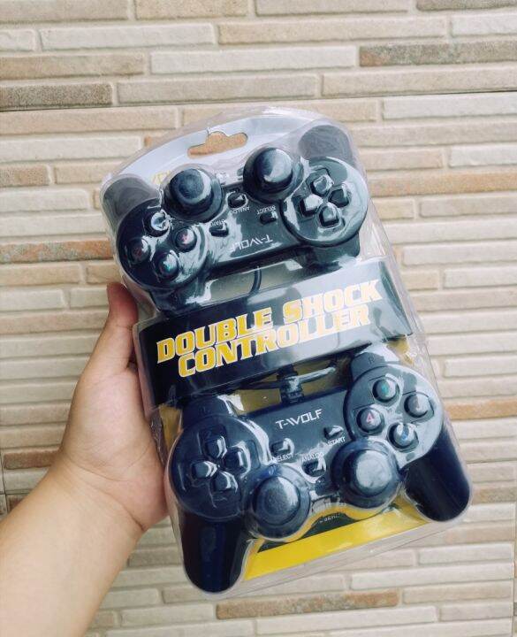 T-210 USB Wired PC double shock controller gamepad | Lazada PH
