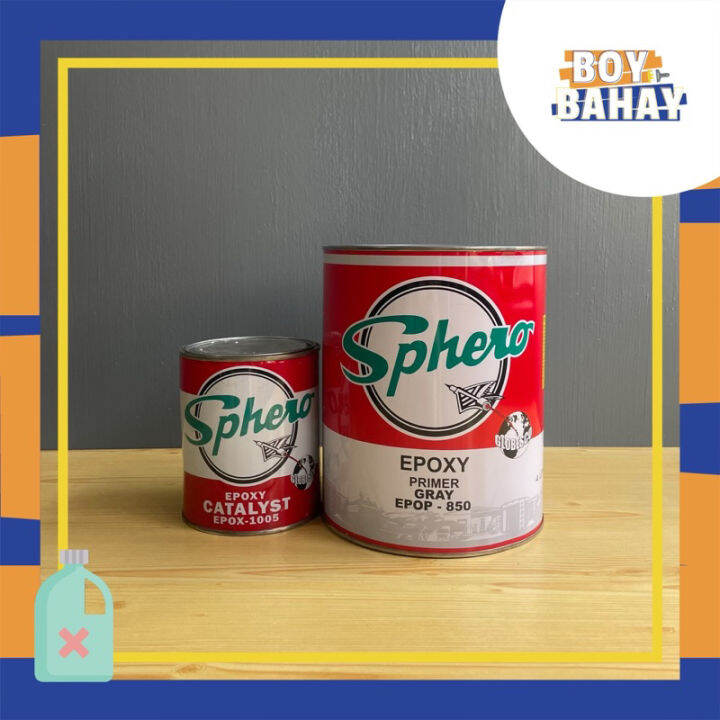 Sphero Epoxy Primer Gray With Catalyst Gallon Size | Lazada PH