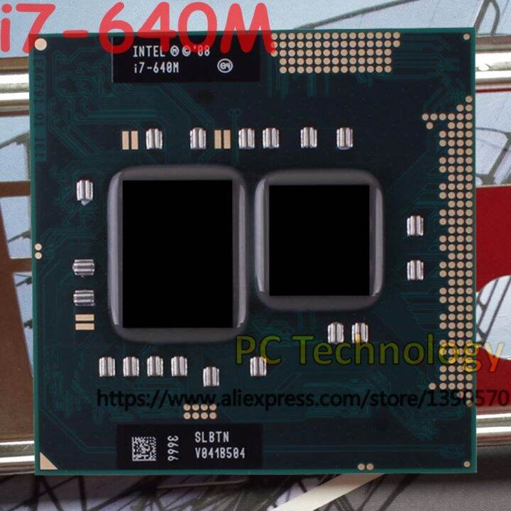 Original Intel Core I7 640M SLBTN Dual Core 2.8GHz L3 = 4M CPU ...