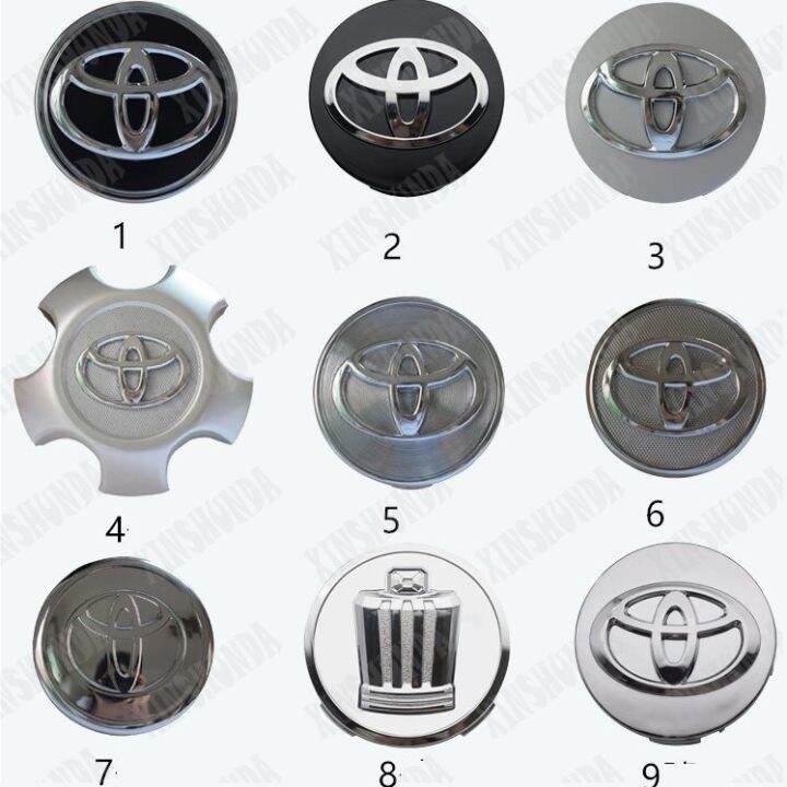 XSD 1PCS Car Wheel Center Hubcap Hub Cap Emblem for Toyota RAV4 altis ...
