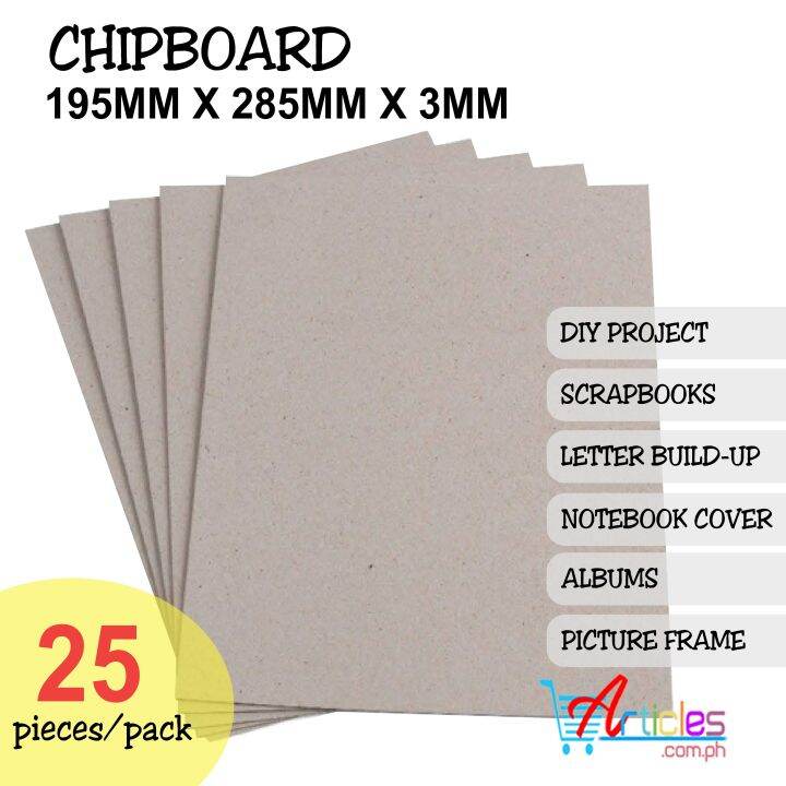 Chipboard 195MM X 285MM X 3MM Thick 25 Pieces | Lazada PH