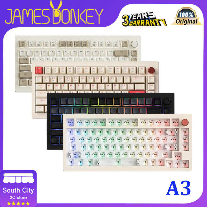 James Donkey A3 customized kit mechanical keyboard Gasket structure ...