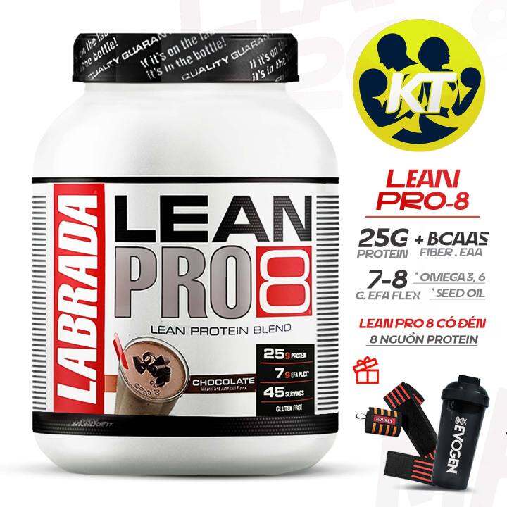 Sữa Tăng Cơ Whey Protein Lean Pro 8 của Labrada - 8 Chuỗi Protein hoàn ...