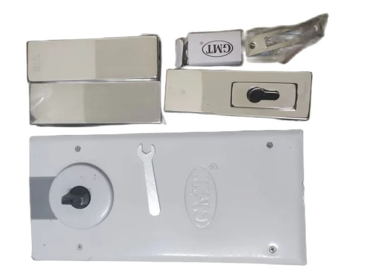 GMT M+818 Patch Fitting Set(95-125kg N818 Floor Hinges Top/Bottom patch/Patch lock) | Lazada PH