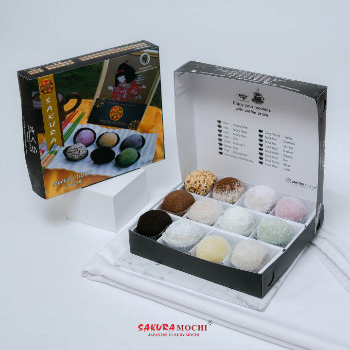 Medium Box Isi 12Pcs - Mochi Sakura - Sakura Mochi - Premium Medium Box- Mochi sakura jogja ...