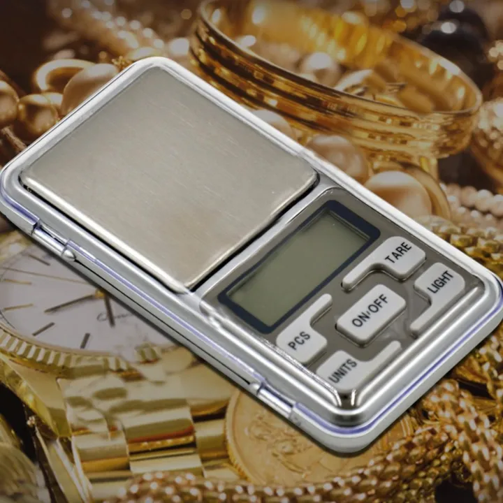200g Grams Digital Jewelry Pocket Weighing Scale with 2 pcs AAA Battery ...
