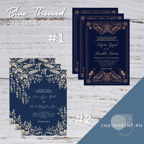 10 Sets Blue Themed Invitation Cards for all Occasions | Lazada PH