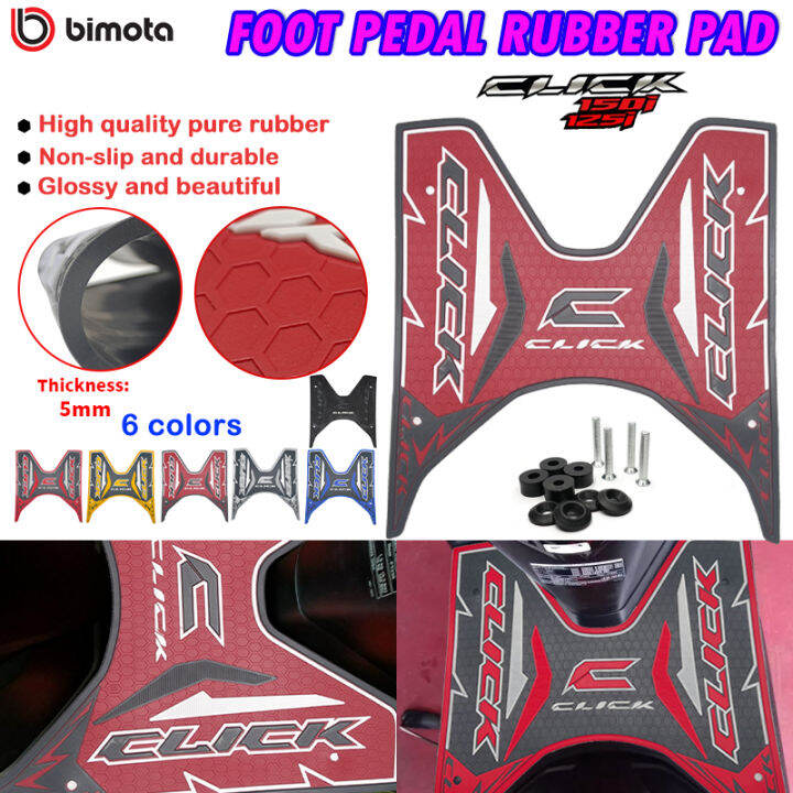 Bimota Honda Click 125i/150i Footboard Rubber Matting With Bolts For ...