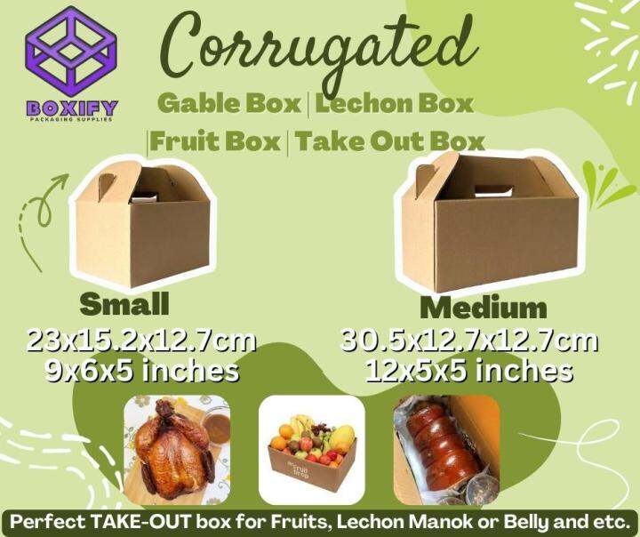 Lechon Belly Box I Chicken Box I Fruit Box I Takeout Lechon Box ...