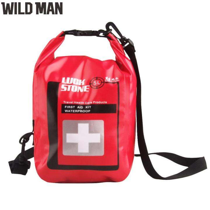 (Ready) Outdoor First Aid Kit Bag Waterproof Medical Emergency Pouch ...