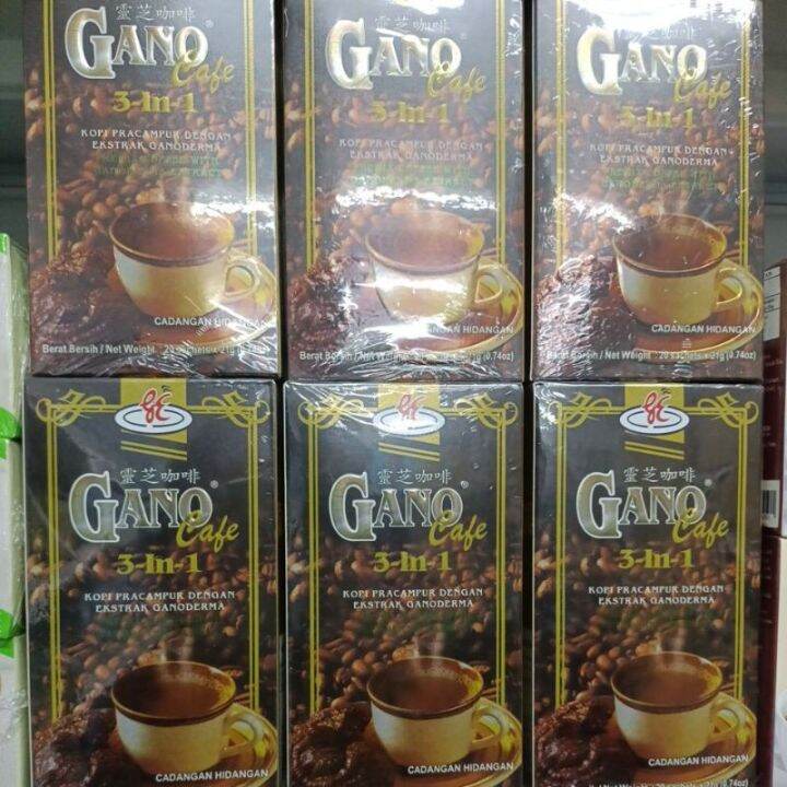 GANO KOPI PRACAMPURAN DENGAN GANODERMA 20 SACHETS X 21 GRAMS | Lazada