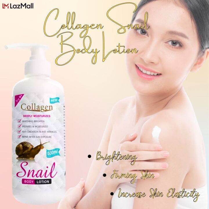 Collagen Snail Body Lotion Deeply Moisturize Delivers Natural Fragrance ...