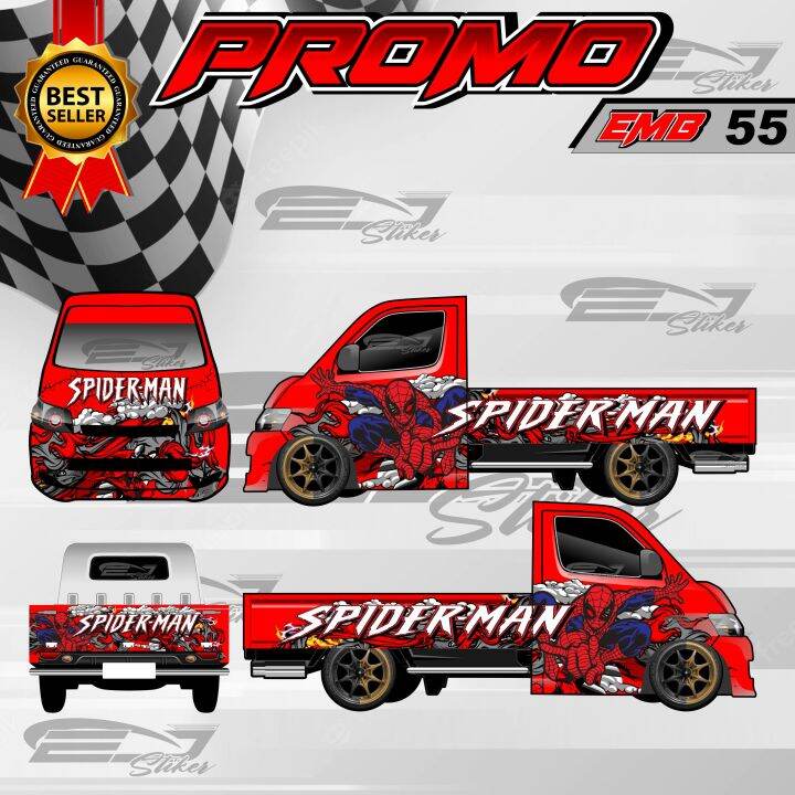 STIKER DECAL FULL BODY PICK UP VARIASI-STIKER MOBIL L300 GRANDMAX PICK ...