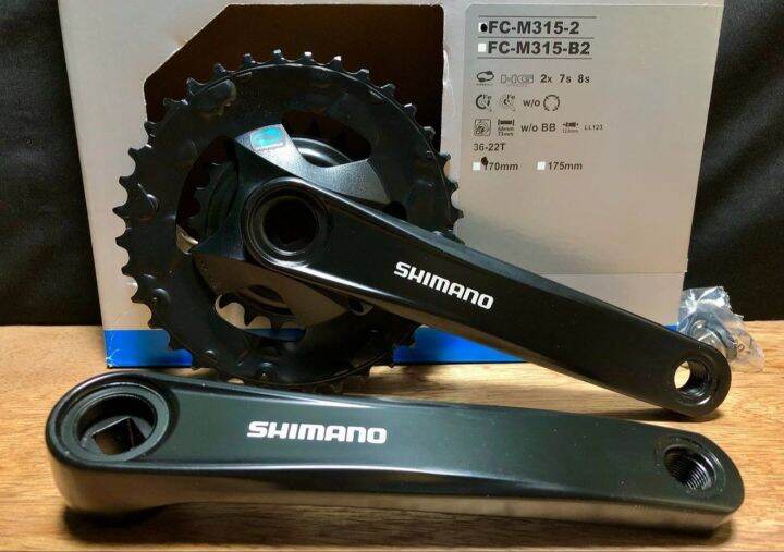 Shimano Altus FC-M315-2 36x22x170mm 7/8spd Square Tapered Crankset (100% original) | Lazada PH