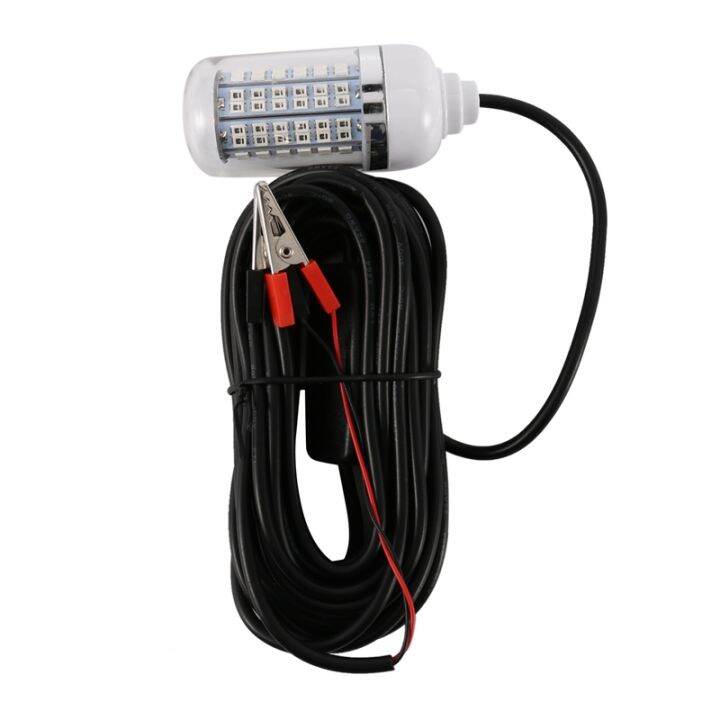 12V LED Green Underwater Submersible Night Fishing Light Crappie Shad ...