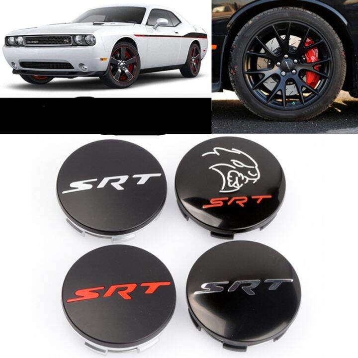 4Pcs 63Mm SRT Wheel Center Hub Caps For Doge Nitro Caliber Challenger ...