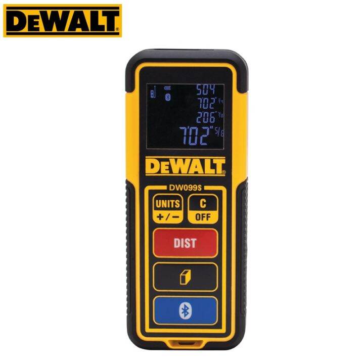 DEWALT DW099S Laser Measure Tool Distance Meter With Bluetooth 100-Feet ...