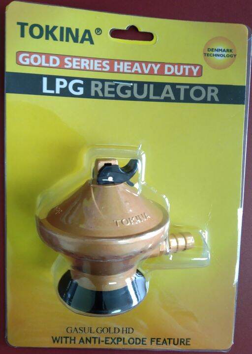 TOKINA GAS REGULATOR HEAVY DUTY FOR SNAP ON/ GASUL ( DE SALPAK ) WITH ...