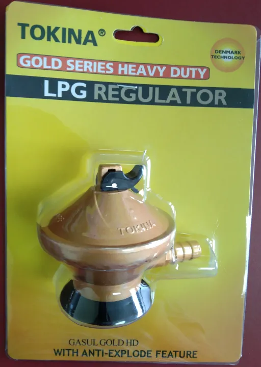 TOKINA GAS REGULATOR HEAVY DUTY FOR SNAP ON/ GASUL ( DE SALPAK ) WITH ...