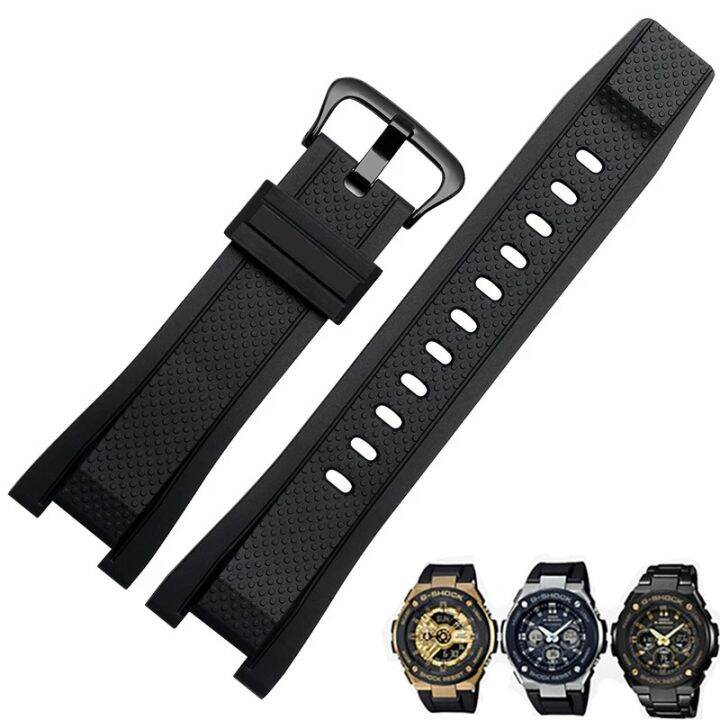 สายนาฬิกายางสำหรับ Casio G Shock Gst Series Gst B100 S110 210 W300 400g