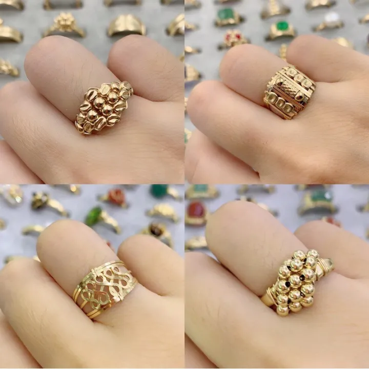 ☼PIA US GOLD 10K HYPOALLERGENIC HANDMADE RING⚘ | Lazada PH