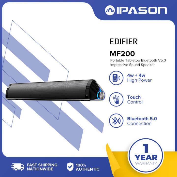 Edifier MF200 Portable Tabletop Bluetooth V5.0 Speaker Impressive Sound from High-Quality ...