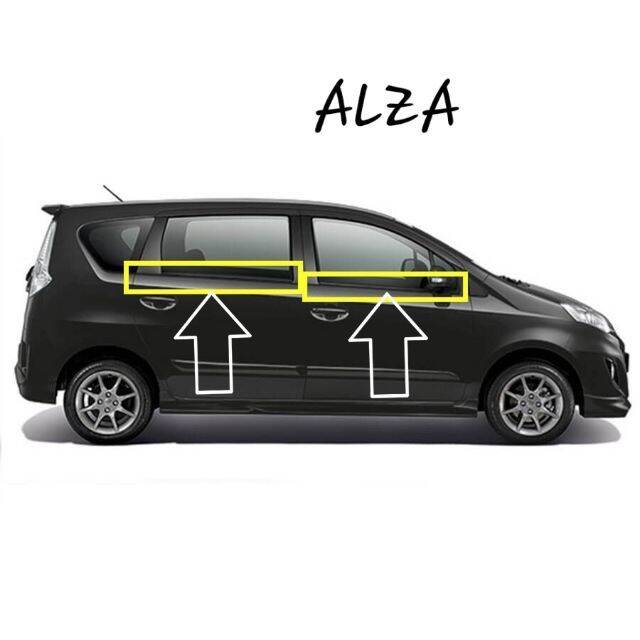 OEM ALZA DOOR GLASS OUTER MOULDING | Lazada