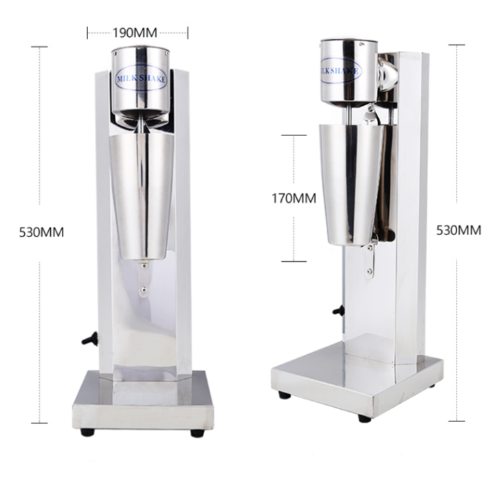Stainless steel single head double head milk shake machine milk tea ...
