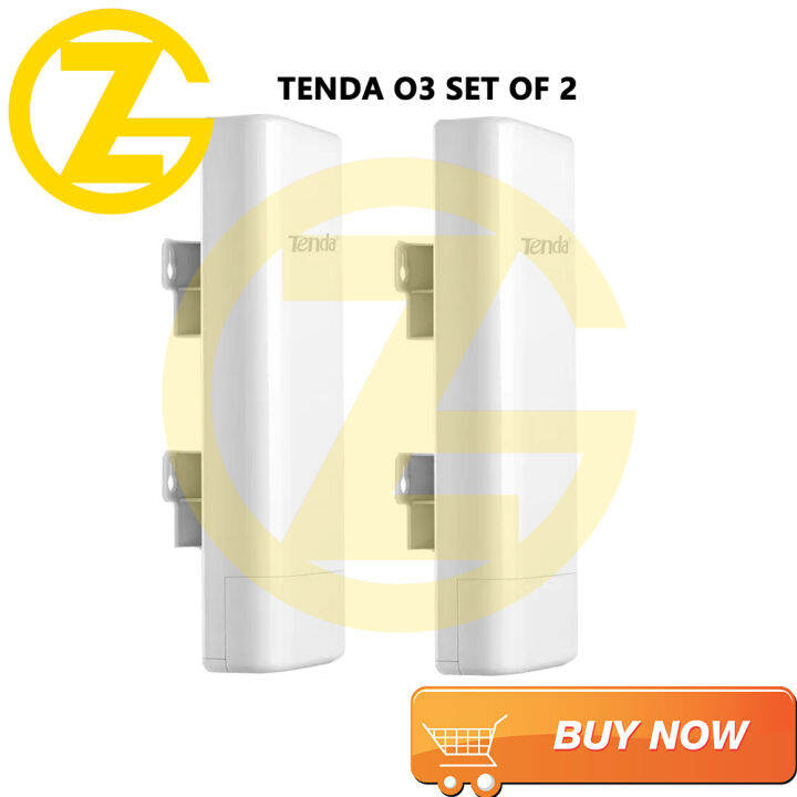 Tenda O3 Wireless 5km Point to Point Outdoor CPE ( Set of 2 ) | Lazada PH