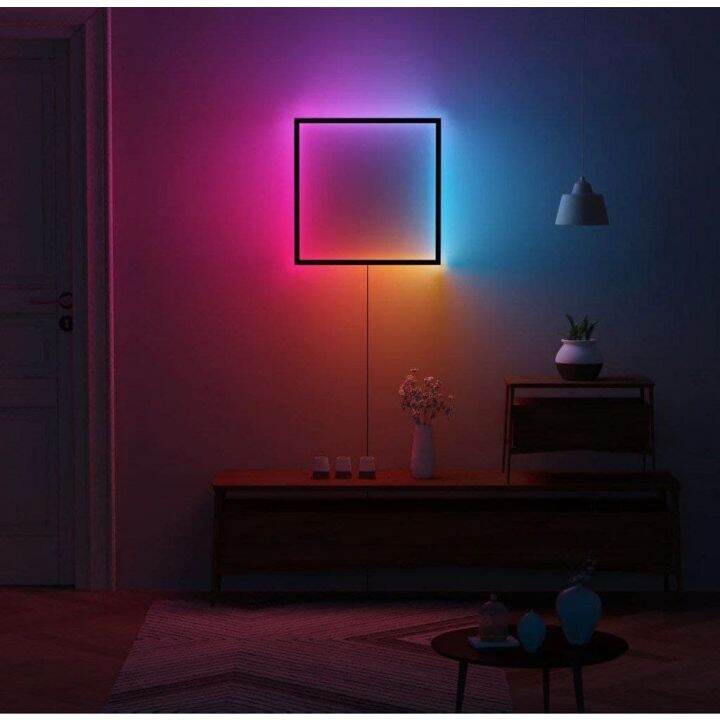 ⭐[SG SELLER]⭐ Minimalist RGB Square Wall Lamp / Nordic RGB Square Wall ...