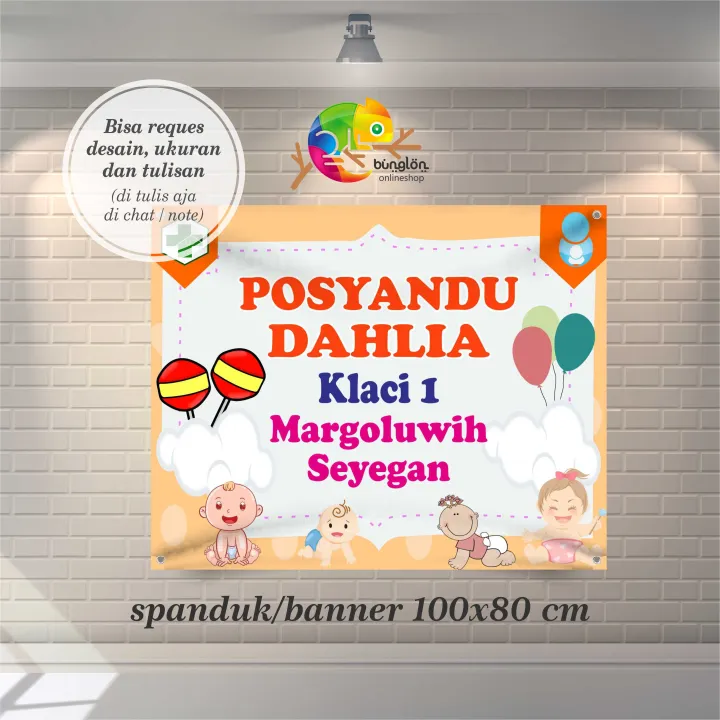 Spanduk Banner Posyandu Free Desain | Lazada Indonesia
