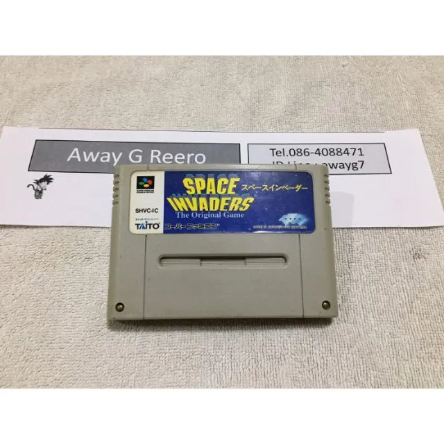 SPACE INVADERS ตลับ Super Famicom (SFC) ของแท้จากญี่ปุ่นสภาพดี | Lazada ...