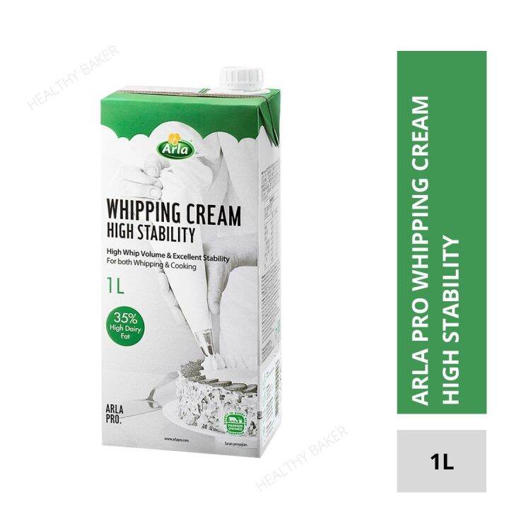 READY STOCK ARLA PRO UHT WHIPPING CREAM HIGH STABILITY / 1L / WHIPPING ...