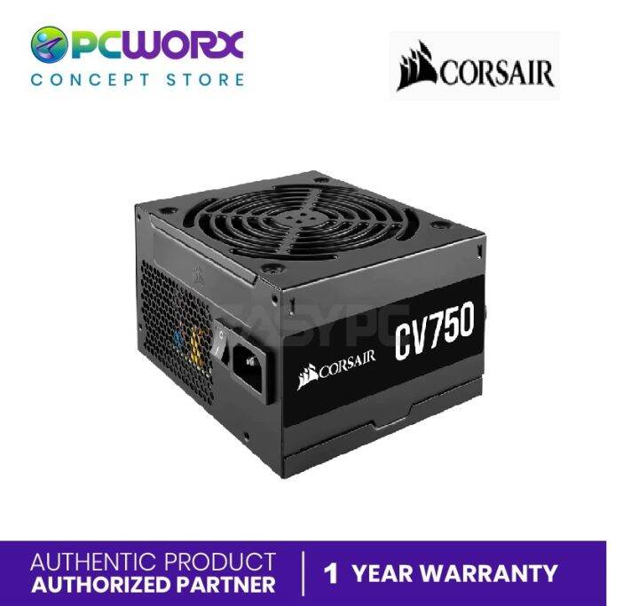 Corsair CV750 750Watts 80+ Bronze Certified PSU | Lazada PH