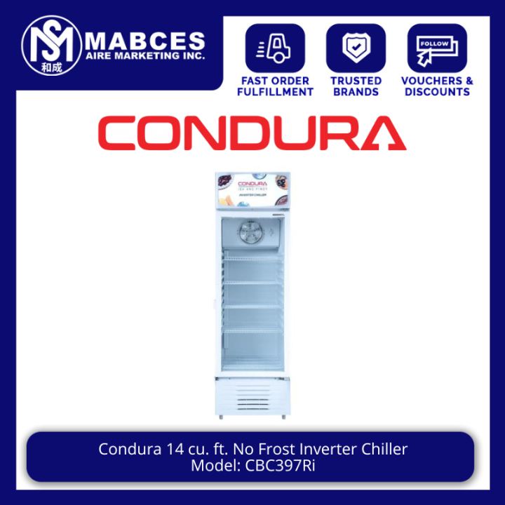 Condura 14 cu. ft. No Frost Inverter Chiller CBC397Ri | Lazada PH