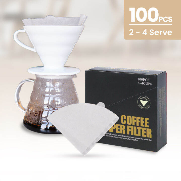 Kertas Penyaring Kopi Drip Cafe Paper Filter Coffee 50 PCS | Lazada ...