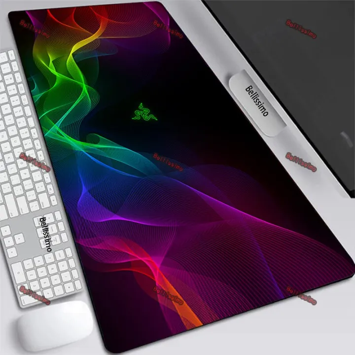 Razer Mouse Pad Gaming Accessories Mousepad Gamer Keyboard Desk Mat ...