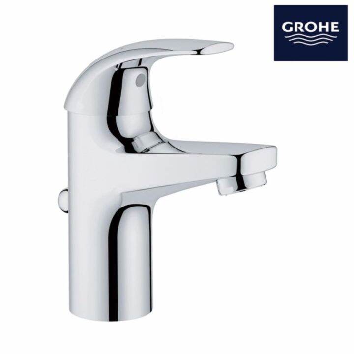 GROHE BAUCURVE ก๊อกผสมอ่างล้างหน้า พร้อมป๊อปอัพ 32805000 อุปกรณ์ ของใช้ ...